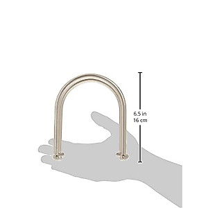 Metal Napkin Holder For Table, By Home Basics (Satin Nickel Finish) | Napkin Holders For Kitchen | Contemporary and Modern Napkin Holders