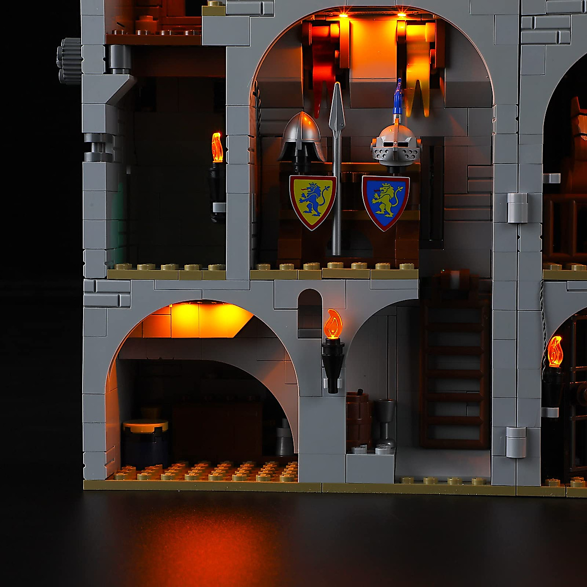 BRIKSMAX Led Lighting Kit for LEGO-10305 Lion Knights' Castle - Compatible with Lego Icons Building Blocks Model- Not Include The Lego Set