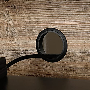 Sauder Steel River TV Stand with Doors, L: 60.24" x W: 19.09" x H: 29.72", Milled Mesquite Finish