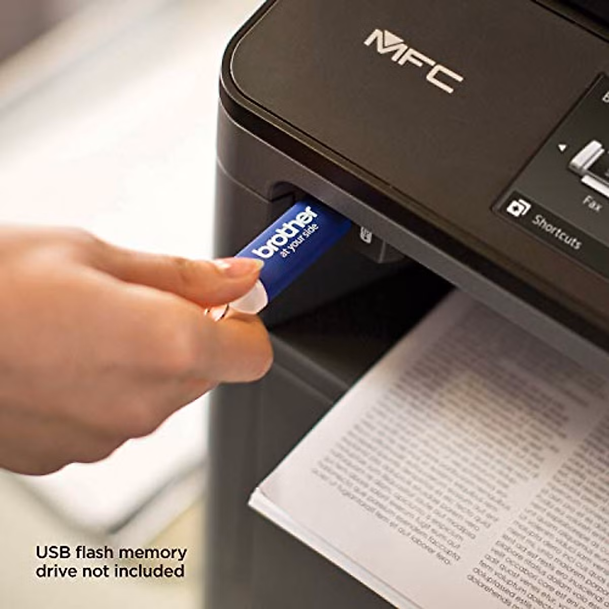 Brother Monochrome Laser Printer, Multifunction Printer, All-in-One Printer, MFC-L6700DW, Advanced Duplex, Wireless Networking Capacity, 70-Page ADF Capacity, Amazon Dash Replenishment Ready