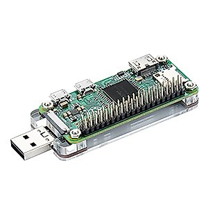 GeeekPi USB Dongle Expansion Board with Case for Raspberry Pi Zero/Zero W/Zero 2/Zero W 2, Both Front & Back Side Can Be Inserted