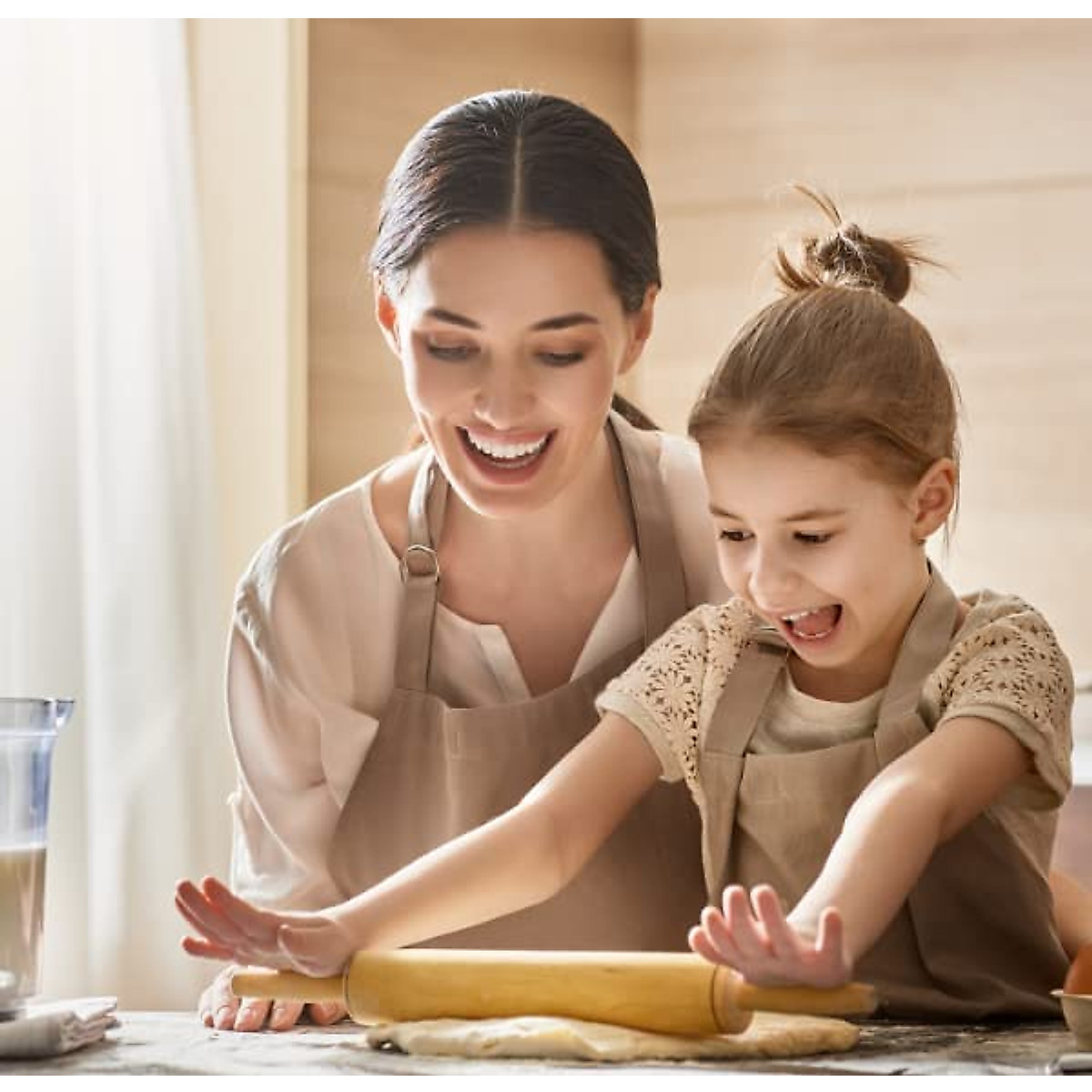 Silicone Baking Mat, Heat Resistant Cooking Bakeware Mat Non Stick Pastry Mat Silicone Baking Mat with Measurements for Rolling Dough, Pink