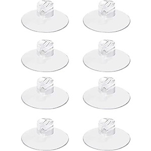 YeeBeny 8Pcs Shower Caddy Connectors Suction Cups for Bathroom, Heavy Strength Large Suction Cups Without Hooks, Replacement Suction Cups Compatible with Zenna Home, Simple Houseware, GeekDigg
