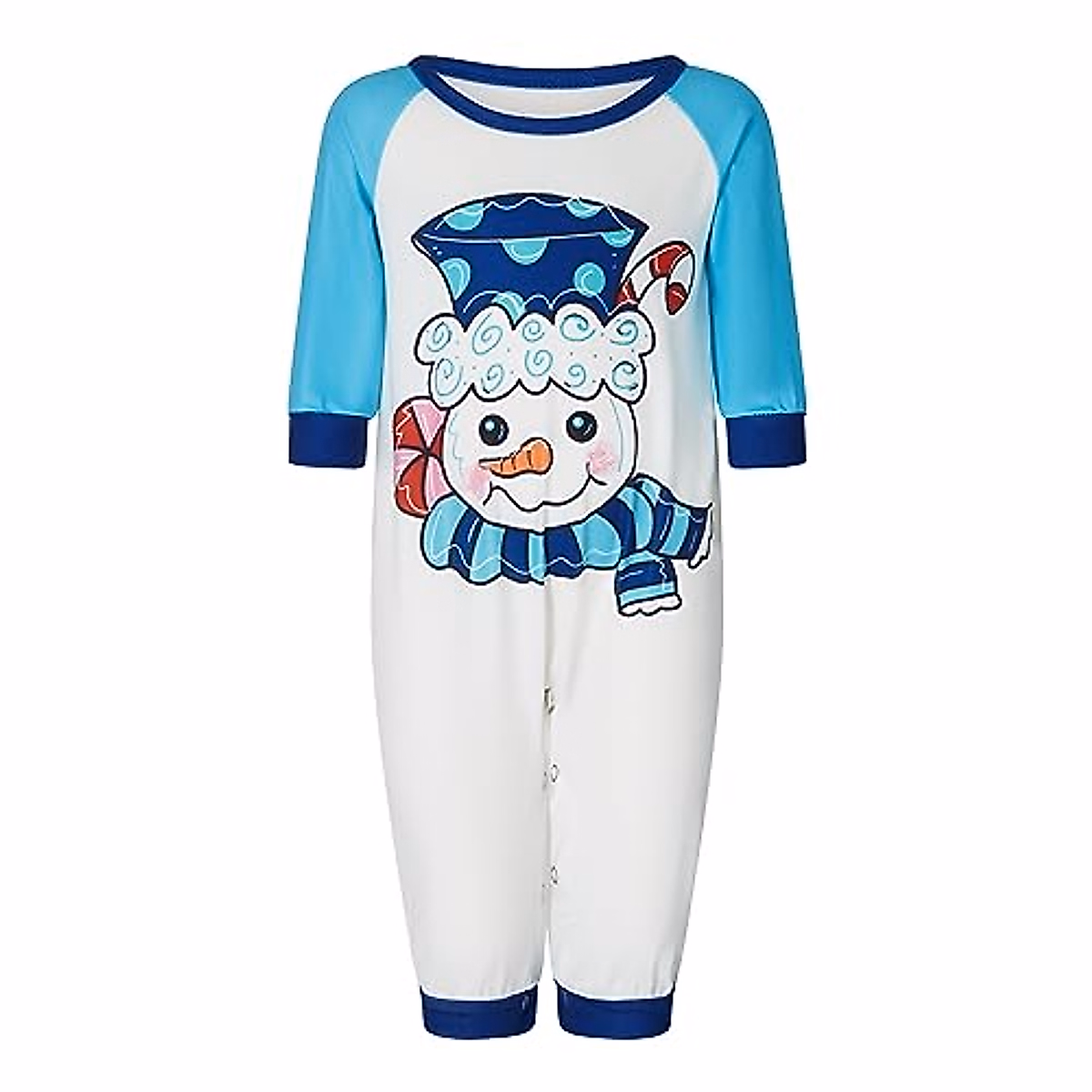 Halloween Matching Sets for Family Classic Letter Print Long Sleeve Raglan Tops + Pants Set Fall 2 Piece Set (Baby, I Blue, M)
