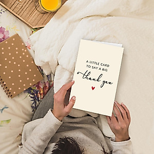 Abeletree Funny Thank You Card Gifts for Boss Teacher, Great Thank You Gifts for Men Women, Appreciation Gifts Card for Coworker Friends Doctor, Small Thank You Card