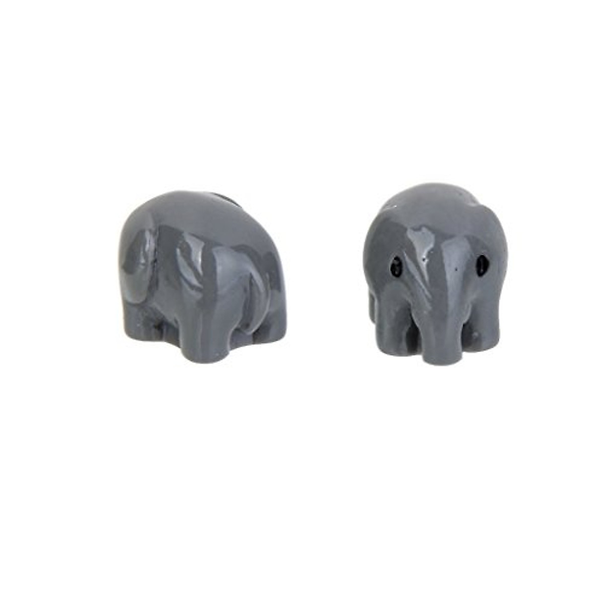 10Pcs Miniature Grey Elephant Fairy Garden Moss Micro Landscape Bonsai Decor Craft