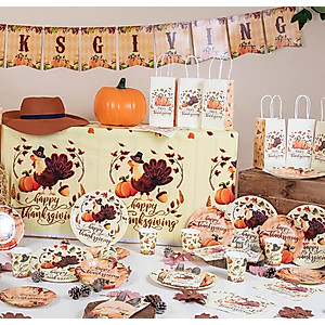 Thanksgiving Utensil Holder / 24 Pieces Turkey Cutlery Silverware Holder Paper Pocket Set For Thanksgiving Party Supplies / Fall Harvest Party / Dinner Table Decoration
