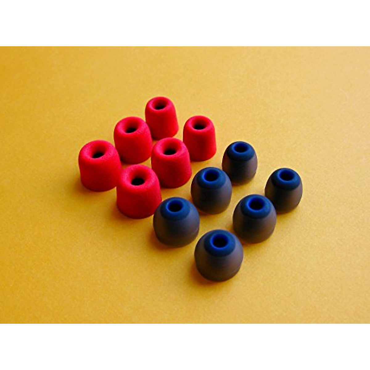 12pcs (RDMF-B)- S/M/L Premium Memory Foam and Round Replacement Earbuds Eartips Set Compatible with Jaybird Bluebuds X Earphones Headphones