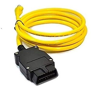 Autogeek ENET (Ethernet to OBD) Interface Cable E-SYS ICOM Coding F-Series Fit for BMW 2M Long