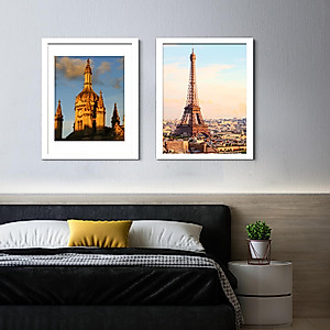 SESEAT 16x20 Picture Frame White, Display Pictures 11x14 with Mat or 16x20 without Mat, Photo Frames Wall Gallery, 1 Pack