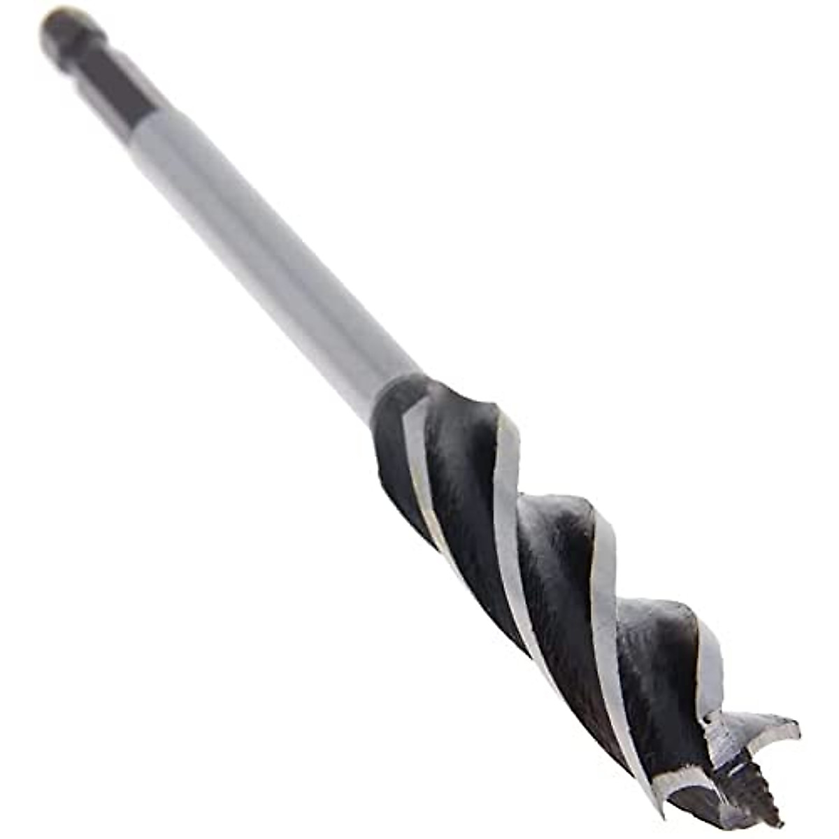 Auniwaig Auger Drill Bit Wood Hex Shank 14mm Cutting Dia High Speed Steel for Electric Bench Drill Woodworkingpentry