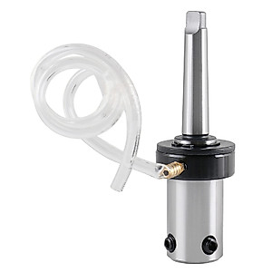 Accusize Industrial Tools Mt2 to 3/4 inch Weldon Shank with Coolant System for Drill-Use Annular Cutter on Drill Press, Mc10-0002