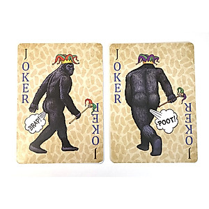 Paradise Cay Publications, Inc. Squatch METALWORKS Bigfoot Playing Cards - Standard 52 Card Deck - Unique and Fun Playing Cards with Illustrations and Facts - Perfect for Sasquatch Enthusiasts