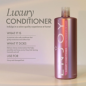 ENJOY Luxury Conditioner (33.8 OZ) – Smooth, Soft, Silky Hair Conditioner with Moisturizing Formula