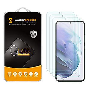 Supershieldz (3 Pack) Designed for Samsung Galaxy S22 5G Tempered Glass Screen Protector, Anti Scratch, Bubble Free
