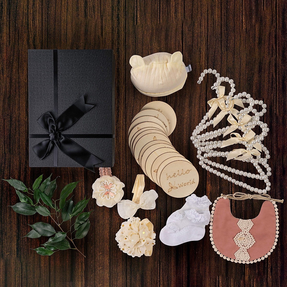 Luxurious New Born Baby Girl Gift Basket Alternative. Ideal for Baby Showers & Baby Girl Congratulation Gifts. Perfect Baby Girl Gift Set! Unique Baby Gift, Baby Gift Basket, Welcome Home Baby Girl!