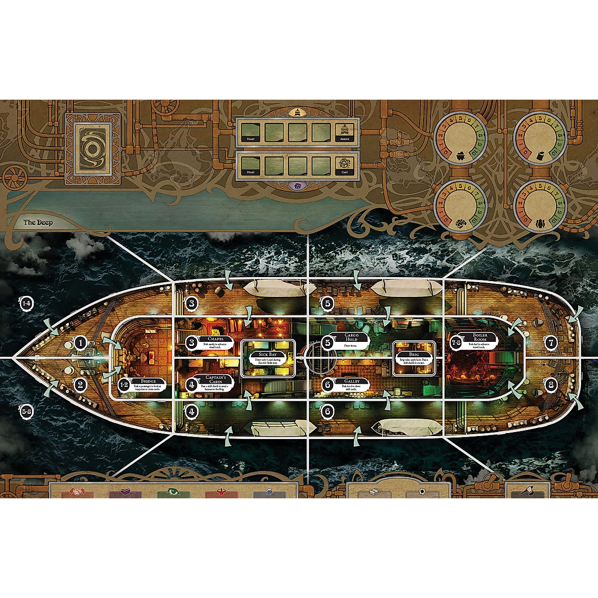 Unfathomable | Strategy Game for Teens and Adults | Arkham Horror | Hidden Traitor Board Game | Ages 14+ | 3-6 Players | Average Playtime 120-240 Minutes | Made by Fantasy Flight Games