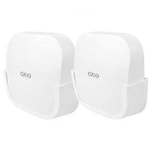 𝗛𝘂𝗮𝗳𝗹𝘆 2Pcs Screwless Wall Mount Bracket for Eero Pro 6 Wifi, VHB Stick On Holder, Strong Adhesive Holder, No Tools No Drilling No Hole