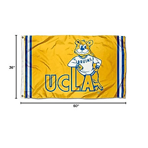 College Flags & Banners Co. Bruins Vintage Retro Throwback 3x5 Banner Flag