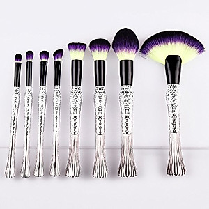 Hair Brush for The Shower Lip 8Pcs Foundation Pro Powder Brushes Makeup Tool Eyeliner Set Eyeshadow Brush Brush Concealer Brush under Eye
