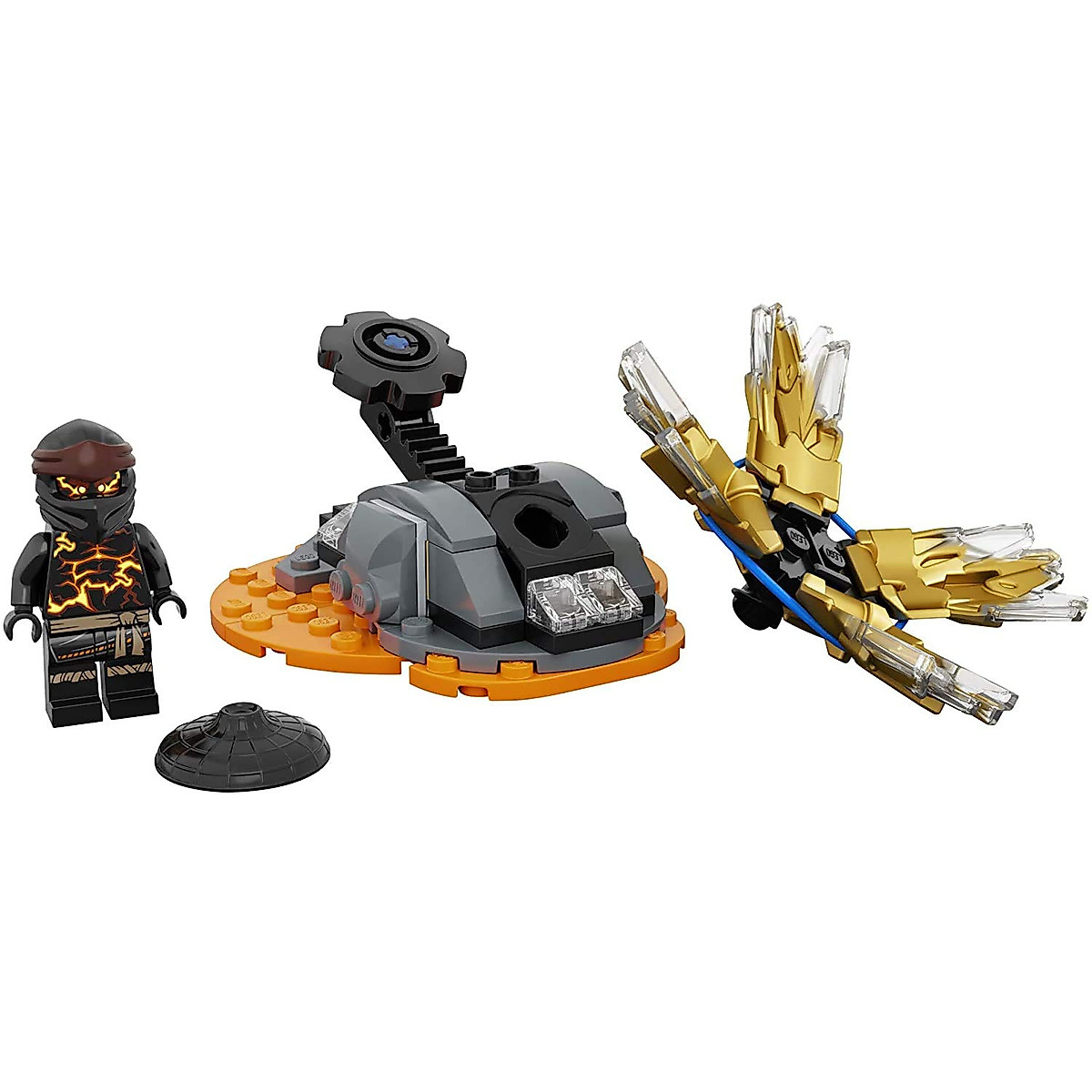 LEGO NINJAGO Spinjitzu Burst - Cole 70685 NINJAGO Accessory Set Building Kit Featuring Ninja Minifigure (48 Pieces)