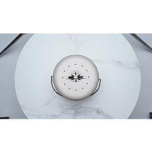 Kitchen Compost Bin, 1.3 Gallon Metal Countertop Compost Bucket with Lid, Indoor Composter, Beige