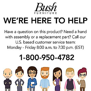 Bush Furniture Key West 54W Computer Desk with Storage and 2 Drawer Lateral File Cabinet in Linen White Oak