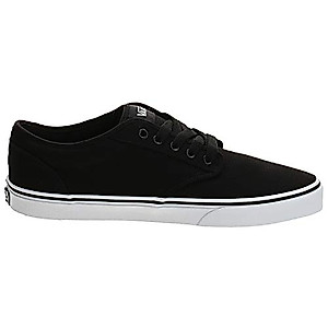 Vans Men's^Men's Atwood Low-Top Sneakers, Canvas Black White, 11 UK