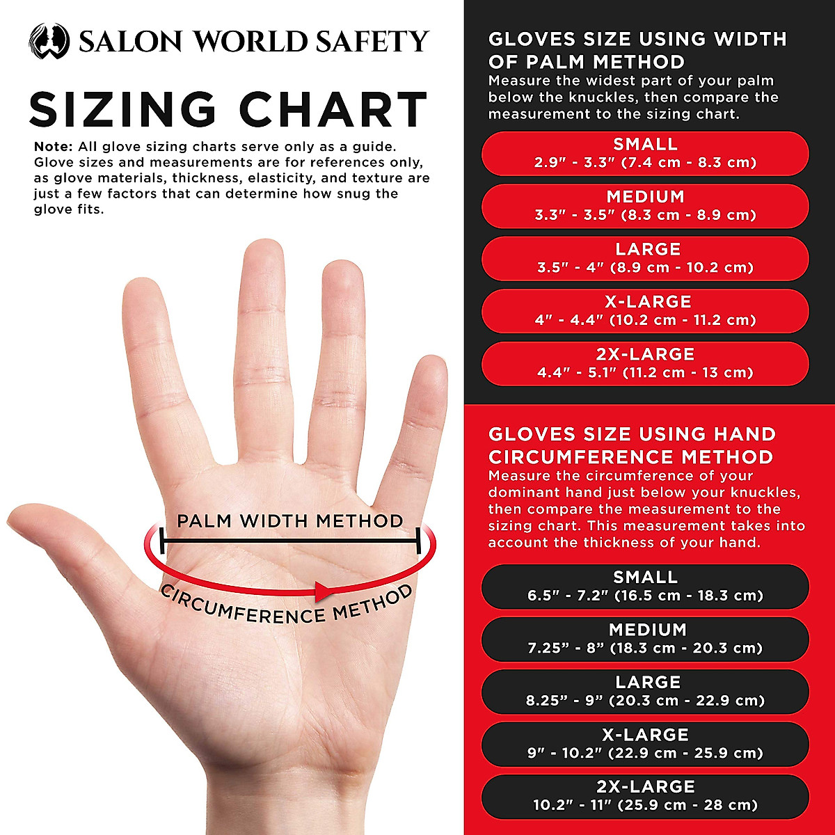 Salon World Safety Black Nitrile Disposable Gloves, 3 Boxes of 100, Size Large, 5.0 Mil - Latex Free, Textured, Food Safe