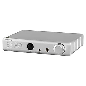 Topping A90 Discrete Fully Discrete Balanced Headphone AMP NFCA 4-Pin-XLR 4.4 Balanced 6.35mm SE Output Pre-Amplifier 2 * 9800mW 2 Gain Settings Headphone AMP Headphone Amplifier(Silver)