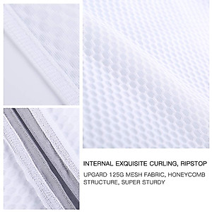 Kimmama Large Laundry Bags Mesh Wash Bags,Oversize Honeycomb Mesh Delicates Bag for Washing Machine,Jumbo Net Laundry Bag for Washing Delicates,Big Clothes,Sweater,Bed Sheet,Bedcover,Blanket,Curtain