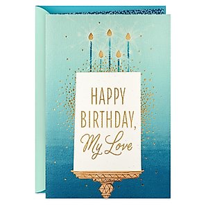 Hallmark Birthday Card for Husband, Wife, Boyfriend, Girlfriend (My Love)