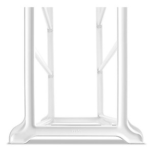 Whitmor 4 Tier 20 Pair Floor Shoe Rack - White