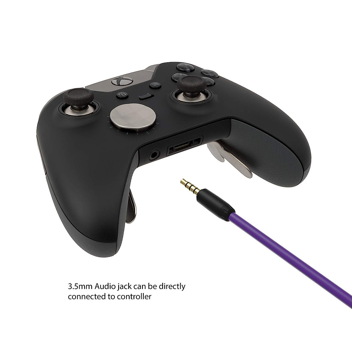 Victrix Pro AF ANC Wired Professional Esports Gaming Headset with Active Noise Cancellation: Xbox Series One, Xbox Series S | X, PC, Windows 10 Computer - Black/Purple