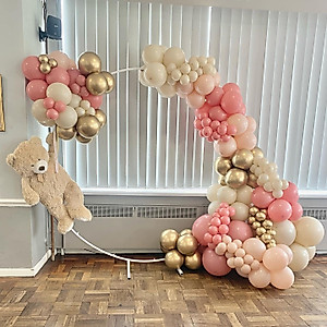 AobkDeco Ivory White Balloons 84PCS Vintage Ivory White Balloon Garland Arch Kit 5/10/12/18 Inch Different Sizes Latex Balloon for Birthday Party Decorations Baby Shower Wedding Graduation Balloons
