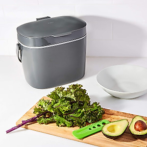 NEW OXO Good Grips Easy-Clean Compost Bin - 1.75 GAL/6.62 L