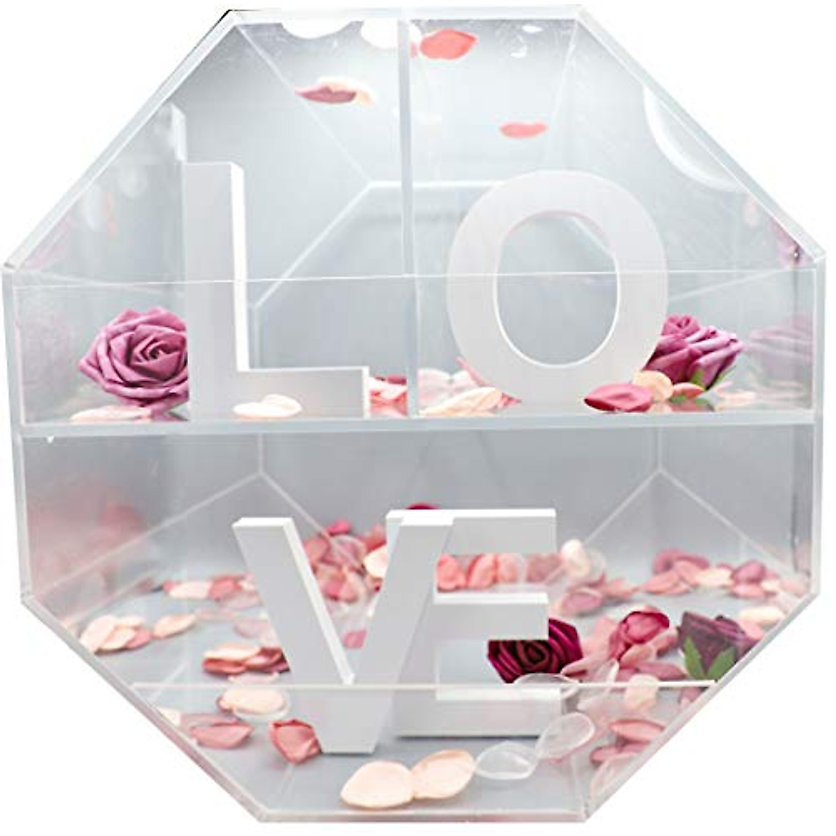 Multiple Sizes Decorative Free-Standing Alphabet Letters for Children Kids Bedroom Wedding Birthday Party Home Decor (H, 8inch / 20.32cm)