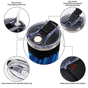 Scotland Scottish Flag 40 Oz Tumbler with Handle And Straw Lid,Insulated Reusable Stainless Steel Travel Glass Mug 40 Ounces