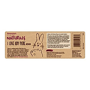 Rosewood Naturals I Love Hay Cube (M) (May Vary)