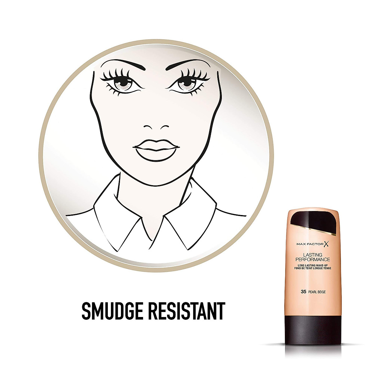 Lasting Performance Touch-Proof Foundation by Max Factor 35 Pearl Beige