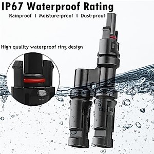 LINKPAL Branch Connectors Connectors Y Connector in Pair MMF+FFM for Parallel Connection Between Solar Panels … (1 Pair)
