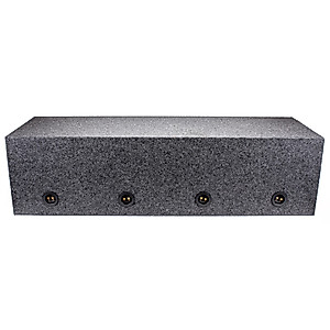Q Power HD12 4HOLE Heavy Duty Quad 12" Sealed Subwoofer Enclosure Box