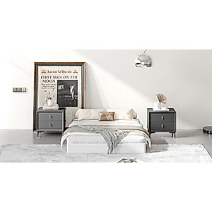 JWIFSEF Queen-Box-Spring 7 inch,Box Spring for Queen Bed,Easy Assembly Box Spring Queen, Metal Sturdy Heavy Duty,with Fabric Cover,Mattress Foundation,No Squeaky,3500lbs Max Weight Capacity