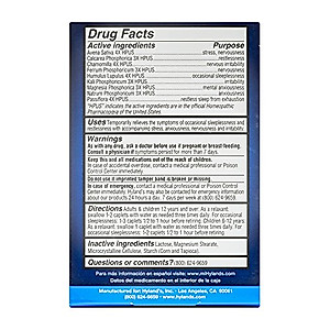 Hyland's Calms Forte' Sleep Aid Caplets, Natural Relief of Nervous Tension and Occasional Sleeplessness, 32 Count