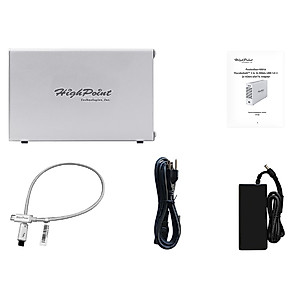 HighPoint Technologies Highpoint RocketStor 6661A-4USB Thunderbolt 3 to 4X 10Gb/s USB 3.1 Adapter