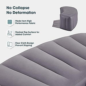 Inflatable Spa Surround Bench Hot Tub Step Spa Side Table Outdoor Portable Air Seat Pool Accessory Yard Home Garden Patio Lawn Backyard Bathtub Universal Curved Footstep