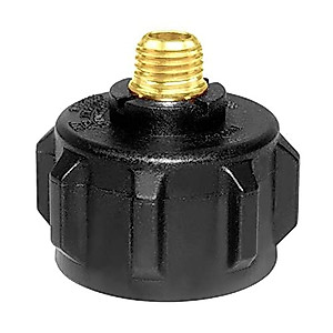 Joywayus QCC1 Nut Propane Adapter Brass Gas Regulator Valve Fittings with 1/4 Inch NPT Male Pipe Thread for QCC1 Propane Tank