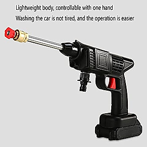 Jet Wash for Cars Patio Wash Lance Nozzle Pressure Washers Electric Portable Household Water Absorbent Lithium Battery Floor Washing Garden Watering,24V