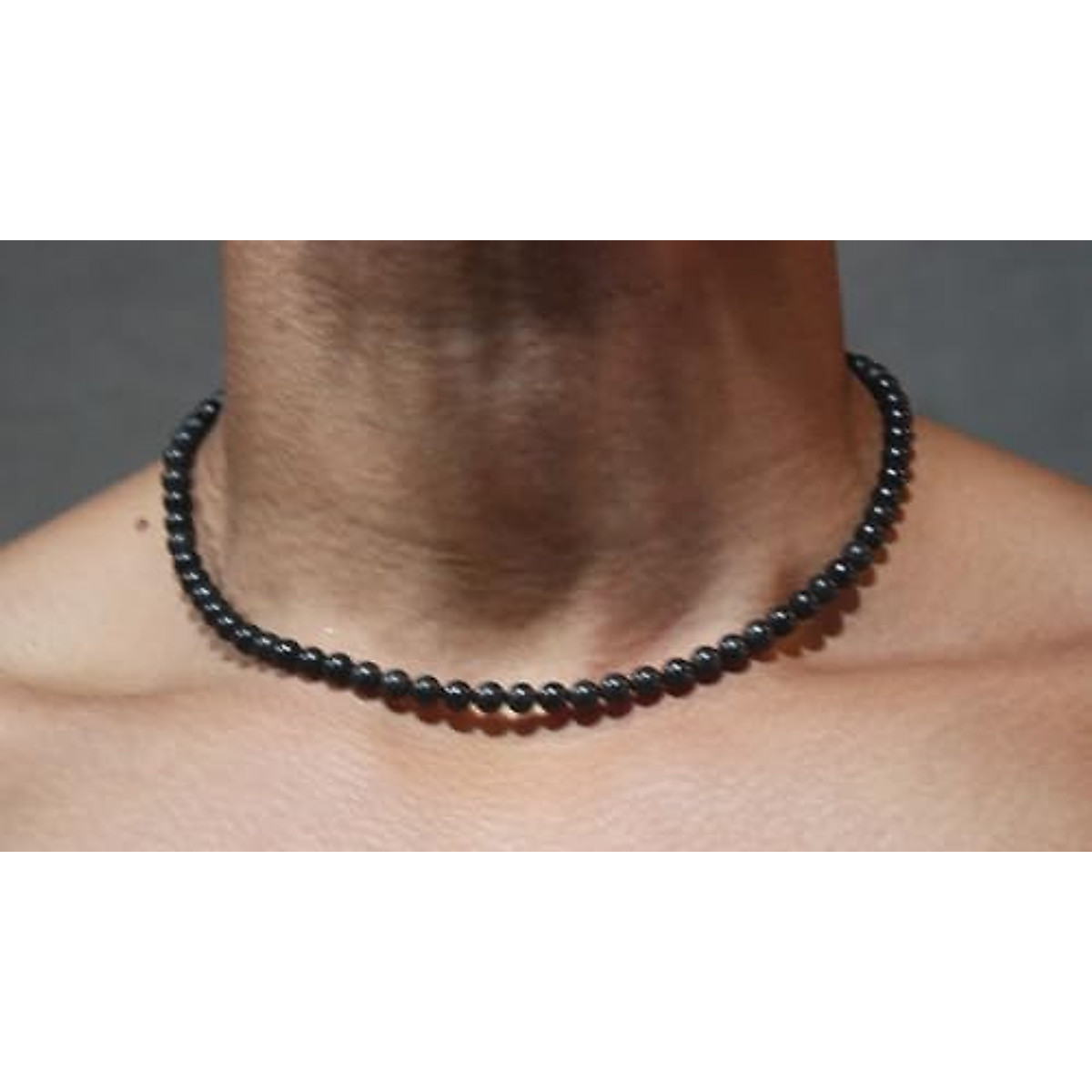 Mens/Womens Jewelry Protection Gemstone Healing Crystal Necklaces Handmade By Master Shaman Made in USA 17/20/25/30 inch 6/8/10/12mm Bead Diameter (30, 01: 6mm Shungite)