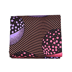 African Fabric 6 Yards BintaRealwax 100% Polyester Ankara Fabric for Party Dress 6157